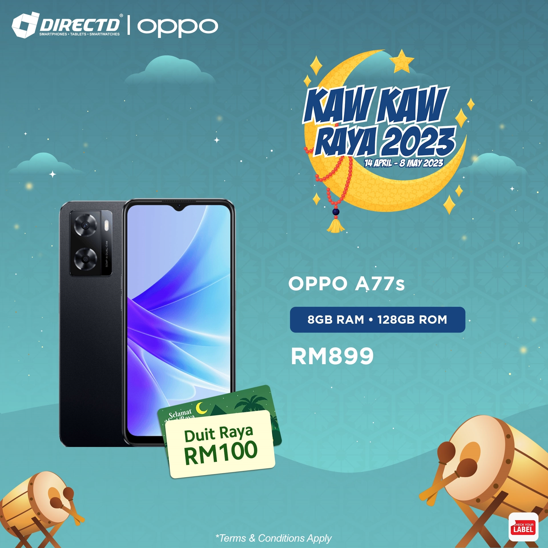DirectD Retail & Wholesale Sdn. Bhd. - Online Store. OPPO A77s [8GB+5GB ...