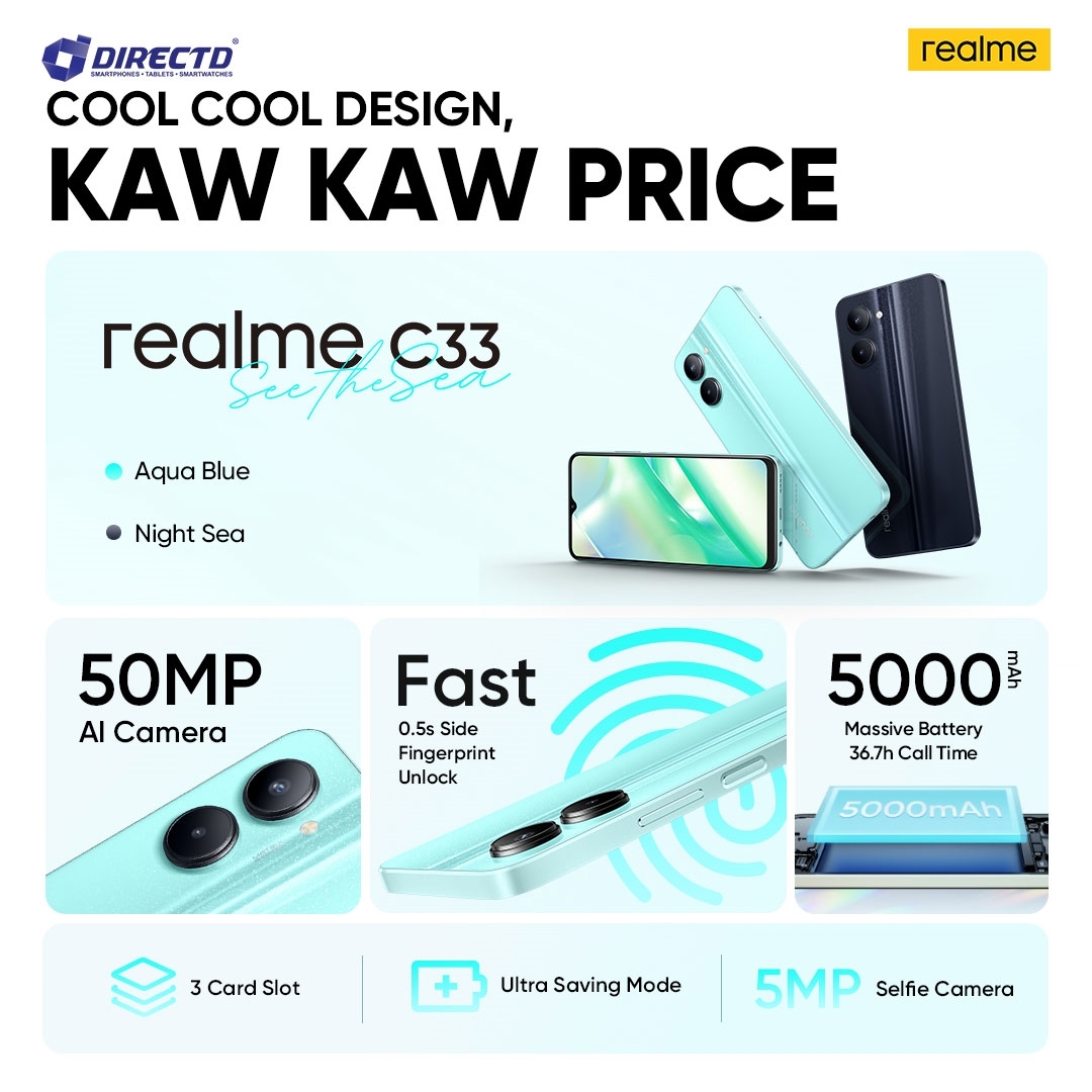 DirectD Retail & Wholesale Sdn. Bhd. - Online Store. realme C33 [4GB ...