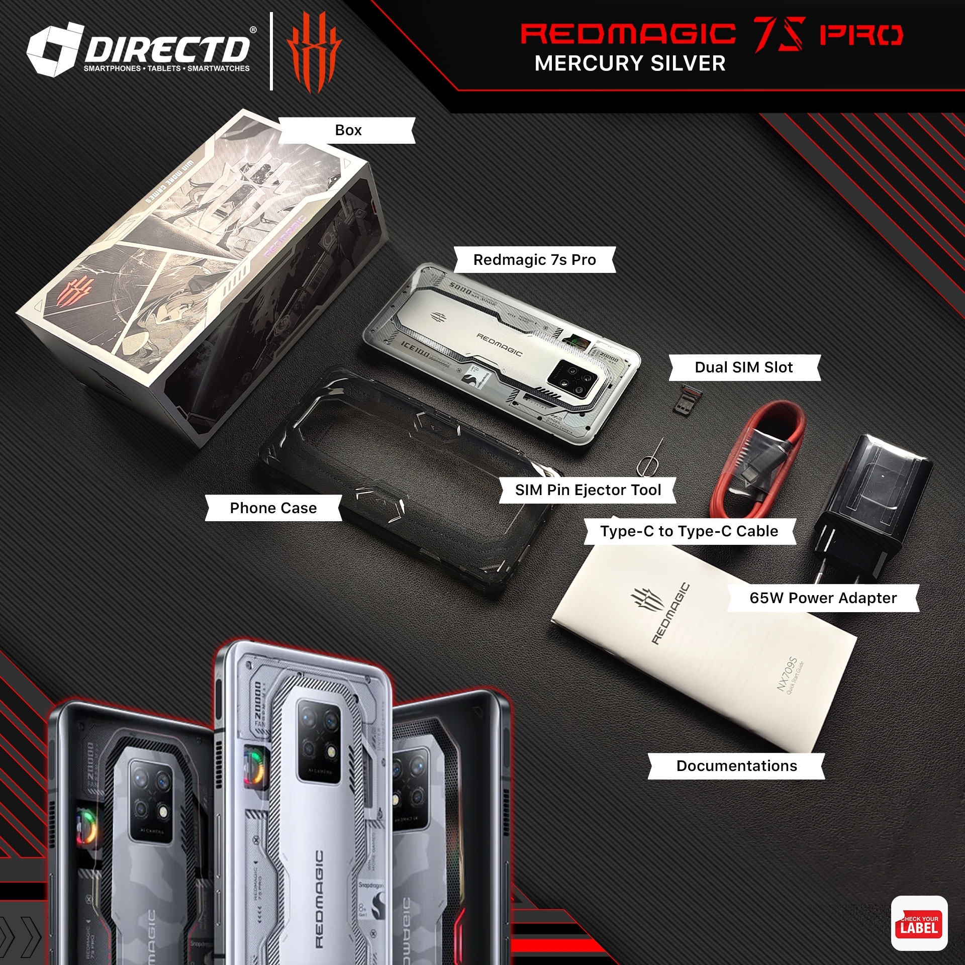 DirectD Retail & Wholesale Sdn. Bhd. - Online Store. RedMagic 7S Pro [18GB RAM | 512GB ROM]