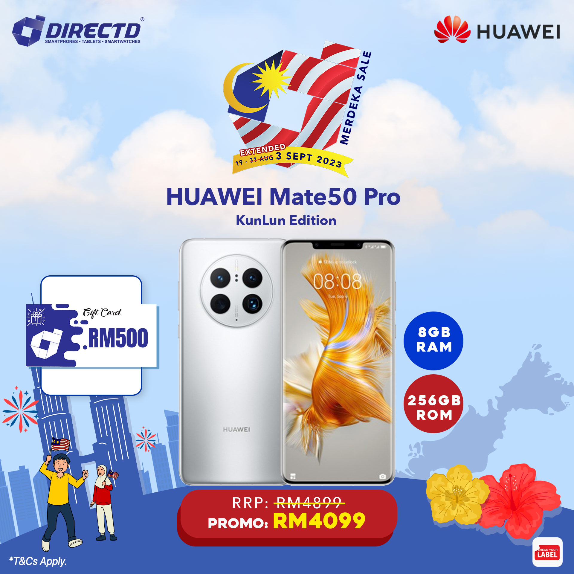 DirectD Retail & Wholesale Sdn. Bhd. - Online Store. HUAWEI Mate50 Pro | Mate 50 Pro | Kunlun ...