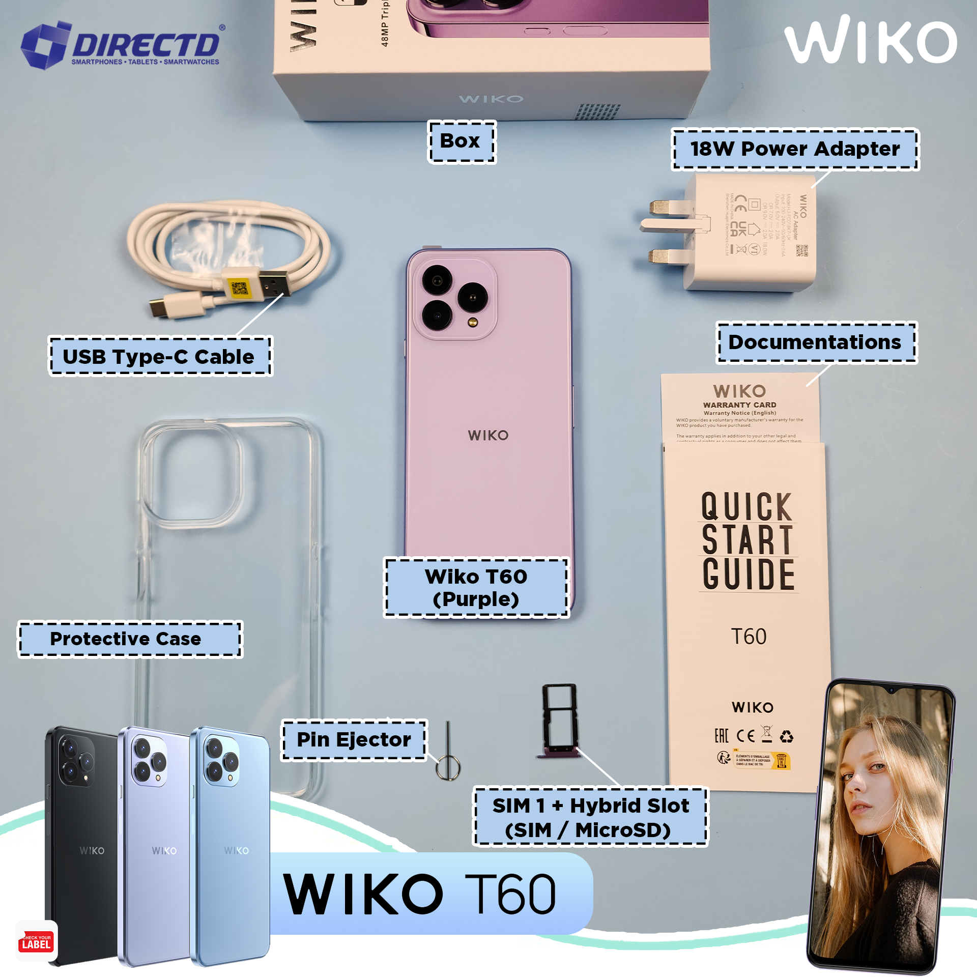DirectD Retail & Wholesale Sdn. Bhd. - Online Store. WIKO T60 [8GB RAM ...
