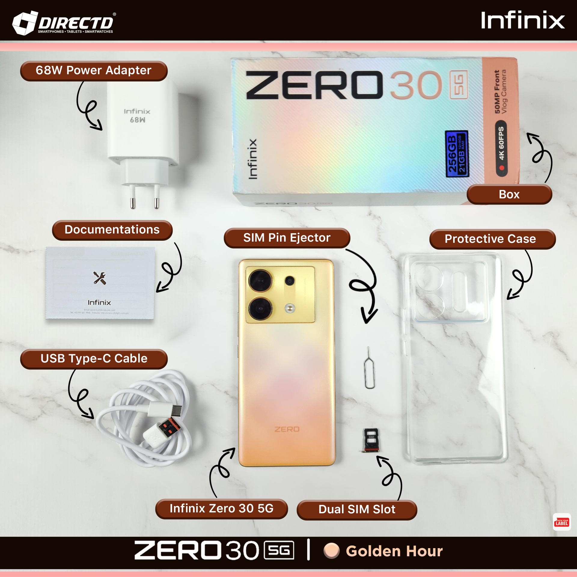 DirectD Retail & Wholesale Sdn. Bhd. - Online Store. Infinix Zero 30 5G [12GB RAM | 256GB ROM]