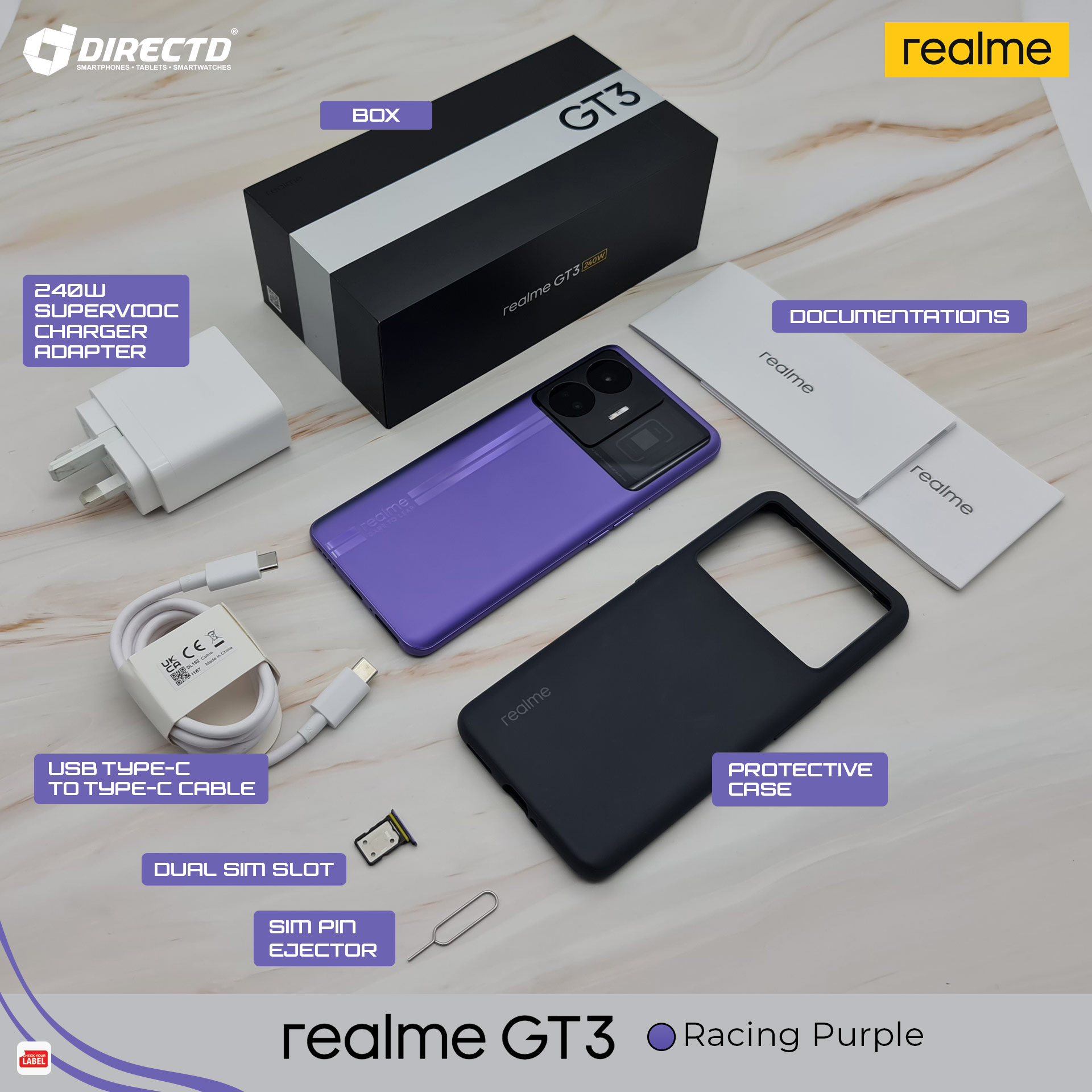 DirectD Retail Wholesale Sdn Bhd Online Store Realme GT3 16GB