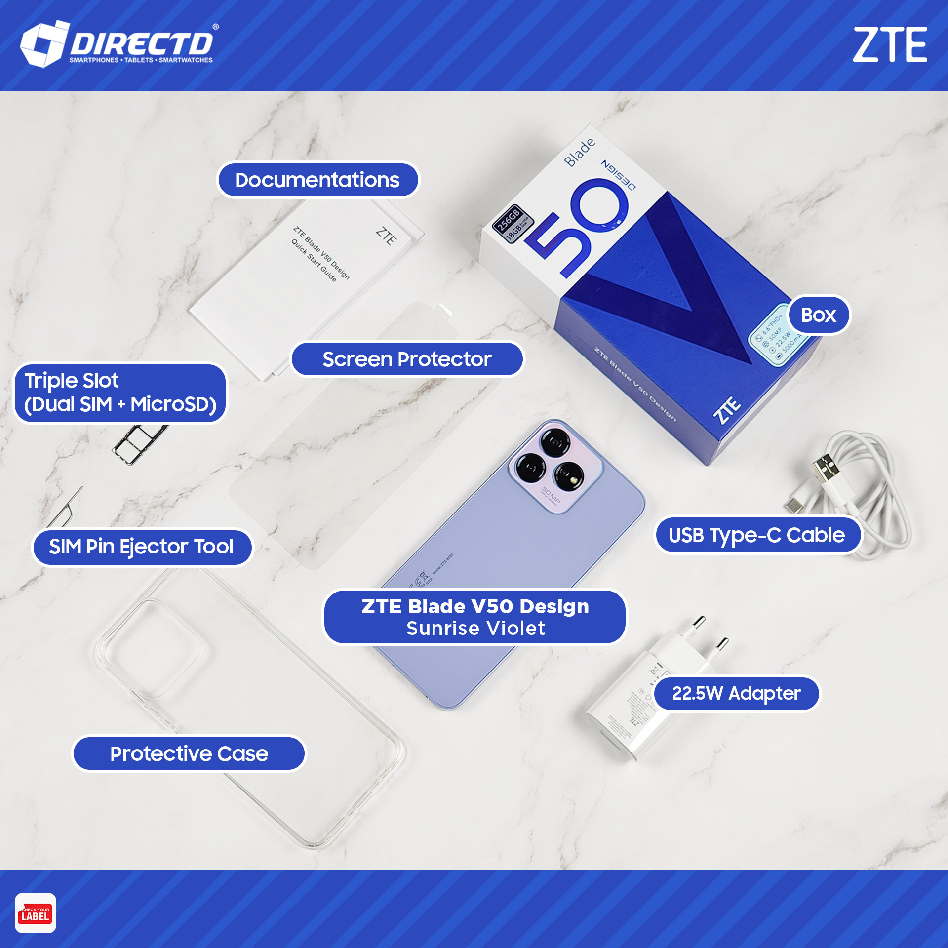 DirectD Retail & Wholesale Sdn. Bhd. - Online Store. ZTE Blade V50 ...