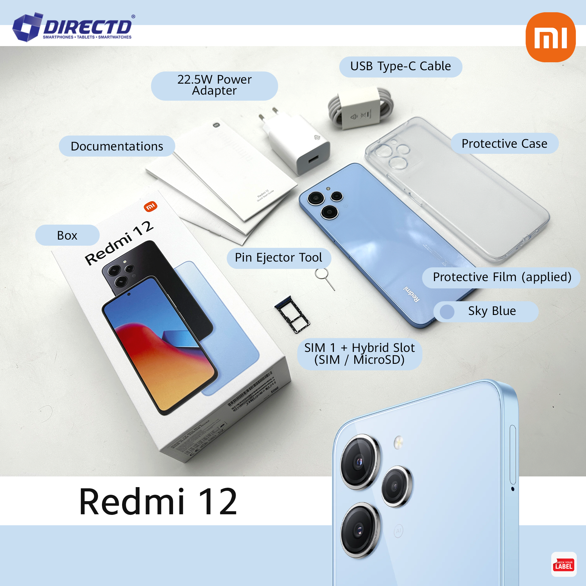 DirectD Retail & Wholesale Sdn. Bhd. - Online Store. Xiaomi Redmi 12 4G ...