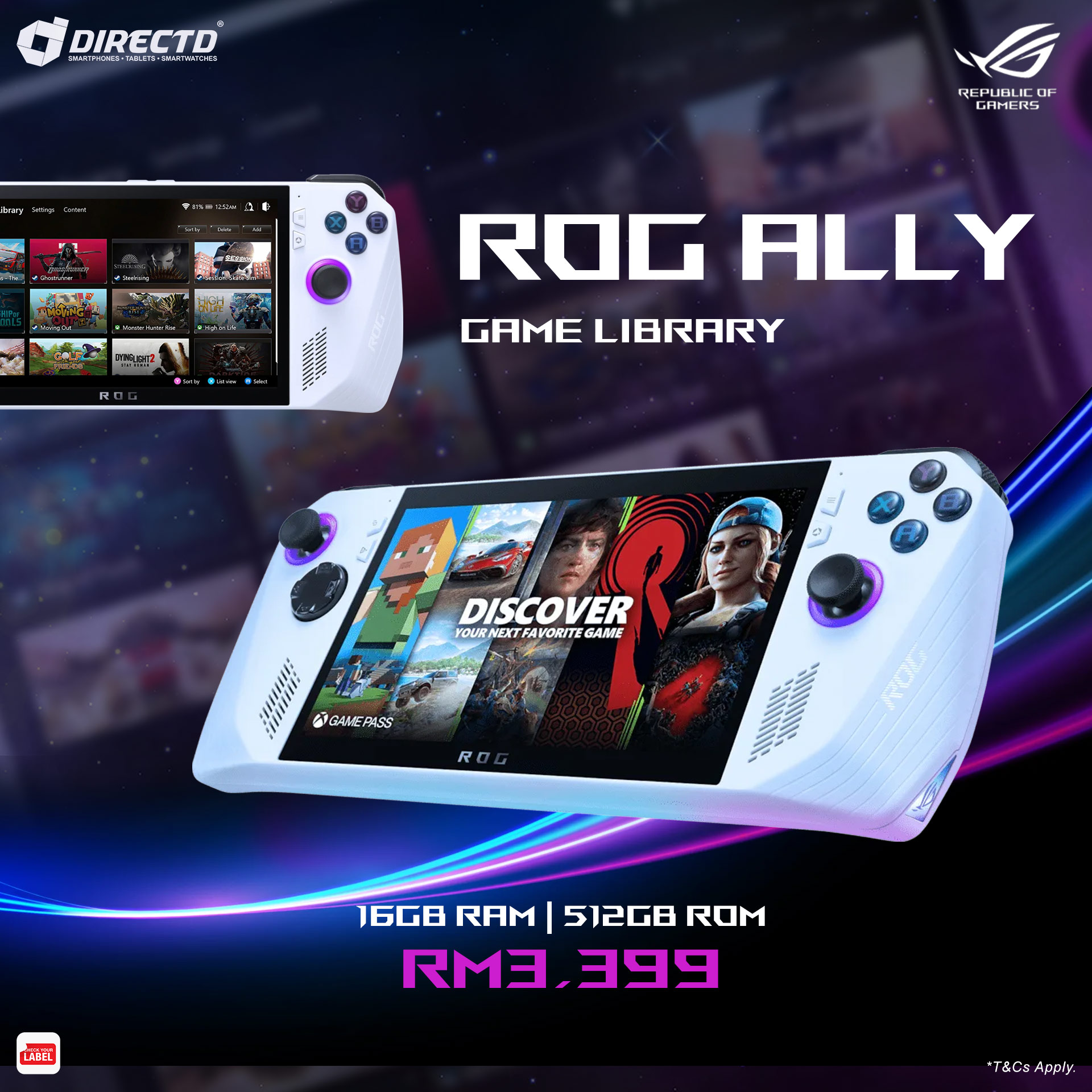DirectD Retail & Wholesale Sdn. Bhd. - Online Store. ROG Ally (2023)