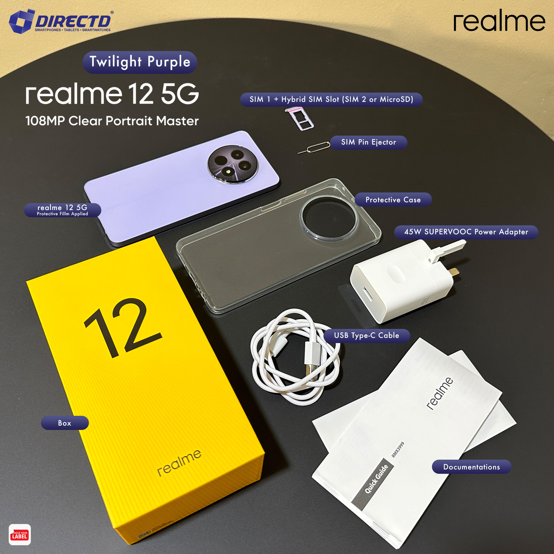 DirectD Retail & Wholesale Sdn. Bhd. - Online Store. realme 12 5G [8GB ...