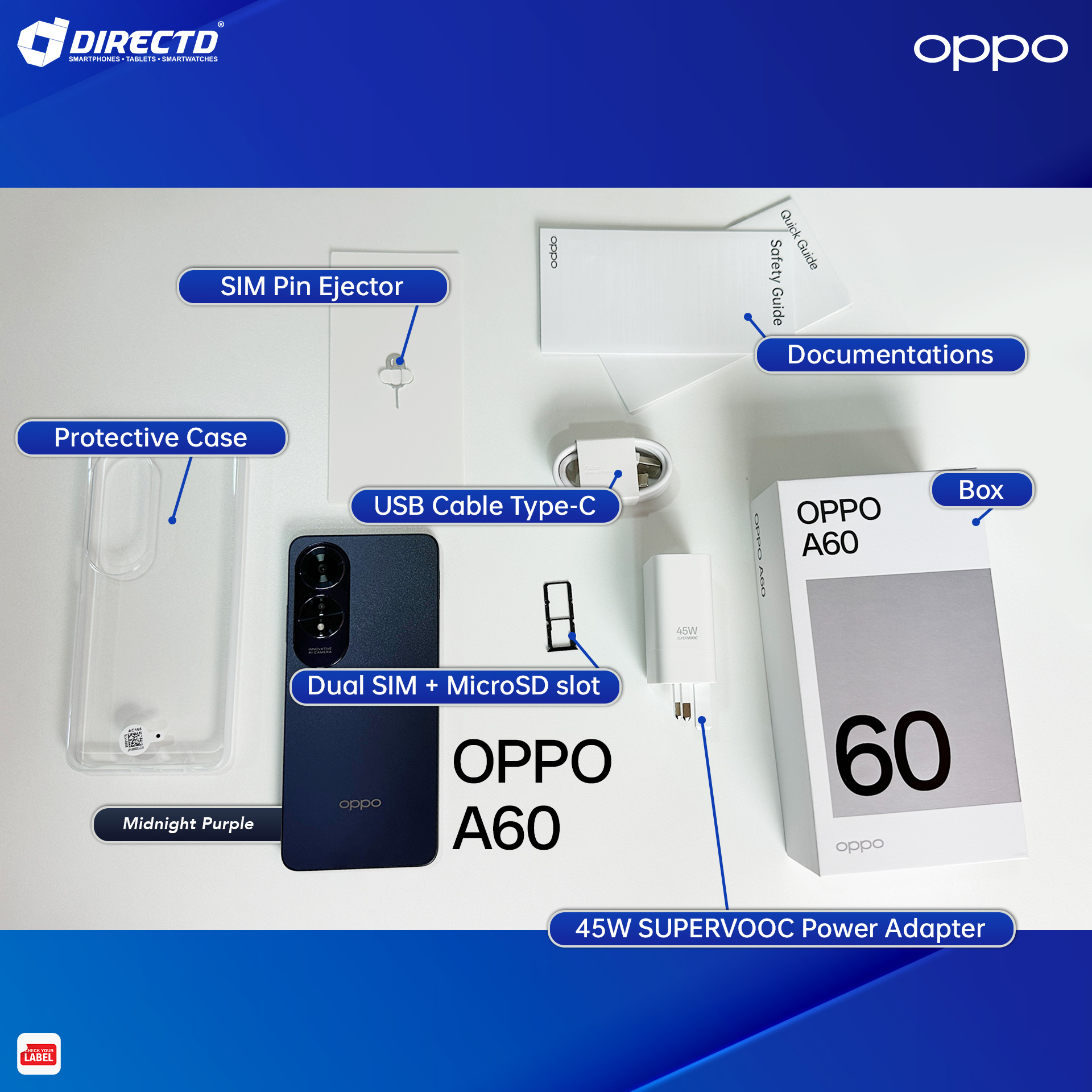 DirectD Retail & Wholesale Sdn. Bhd. - Online Store. OPPO A60 [8GB RAM ...