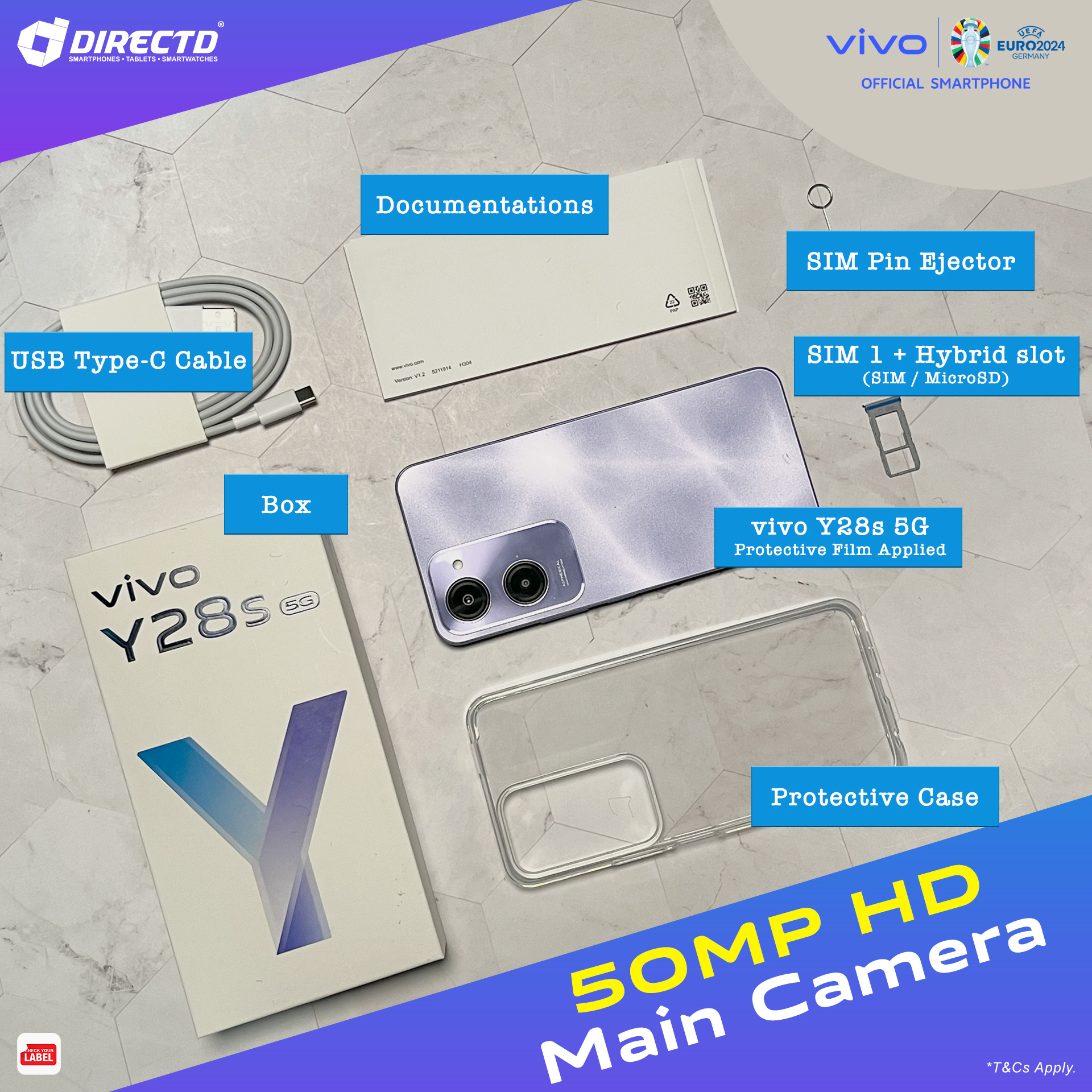 DirectD Retail & Wholesale Sdn. Bhd. - Online Store. VIVO Y28s | 5G [8GB RAM + 256GB ROM]