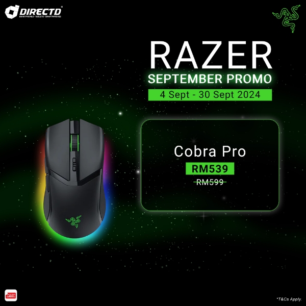 DirectD Retail & Wholesale Sdn. Bhd. - Online Store. Razer Cobra Pro