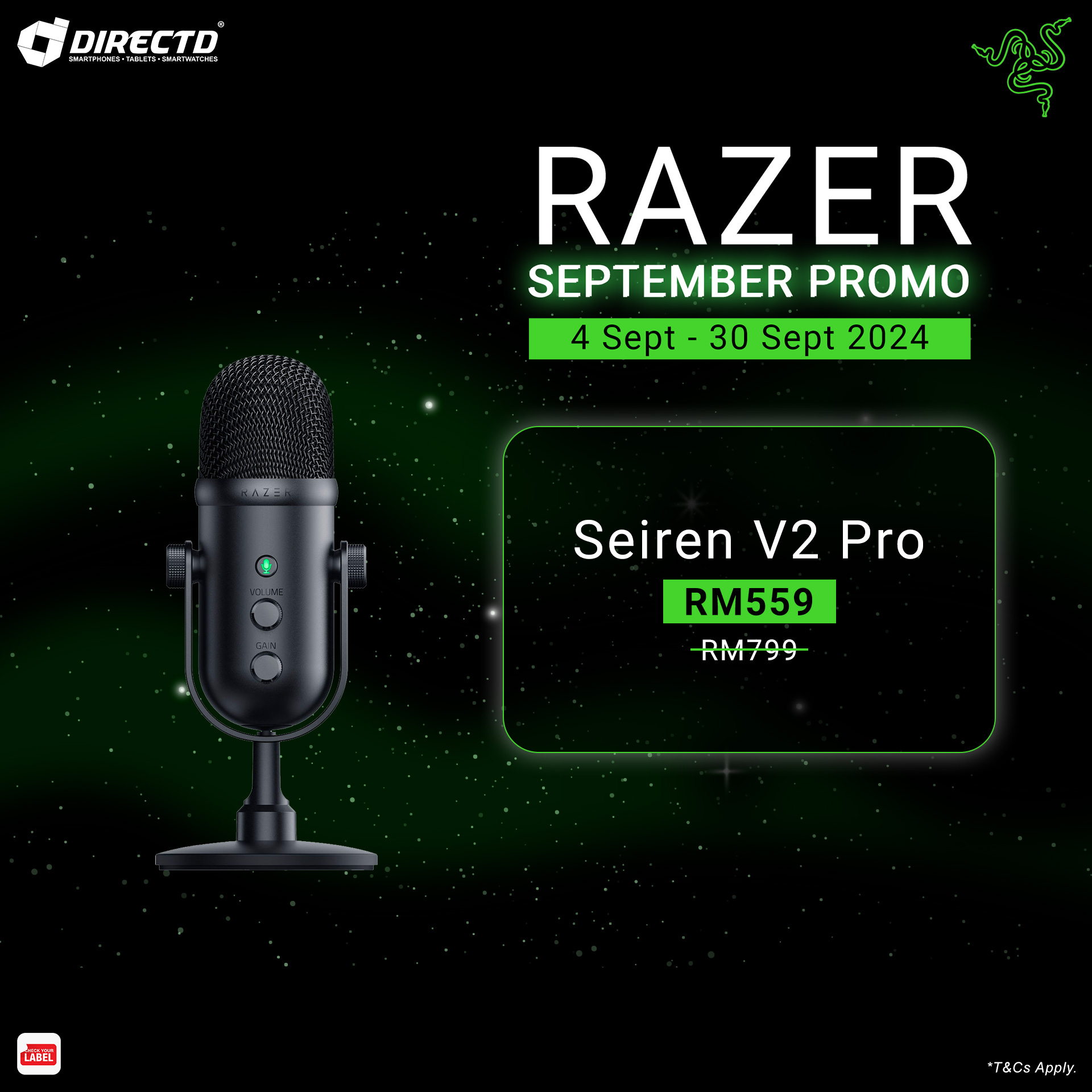 DirectD Retail & Wholesale Sdn. Bhd. - Online Store. Razer Seiren V2 ...
