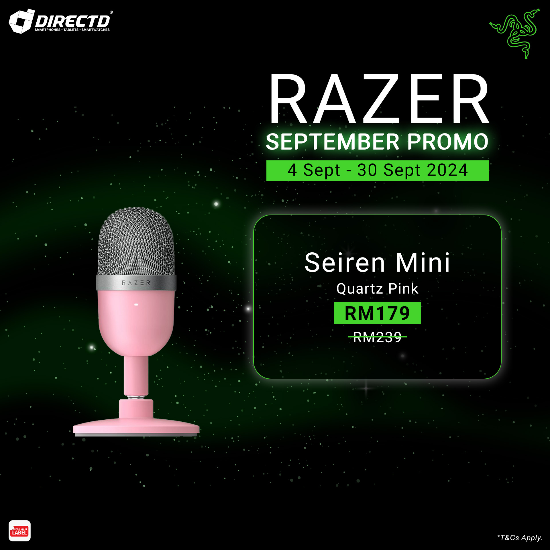DirectD Retail & Wholesale Sdn. Bhd. - Online Store. Razer Seiren Mini ...