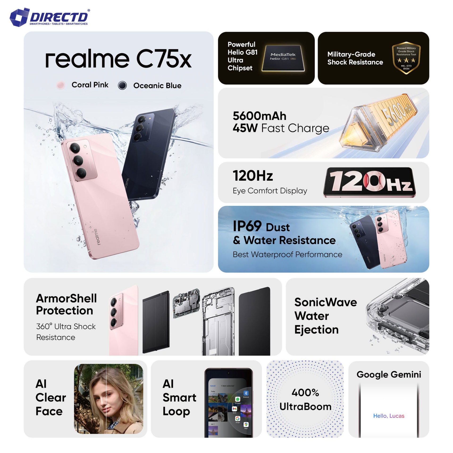 DirectD Retail & Wholesale Sdn. Bhd. - Online Store. realme C75x [8GB ...