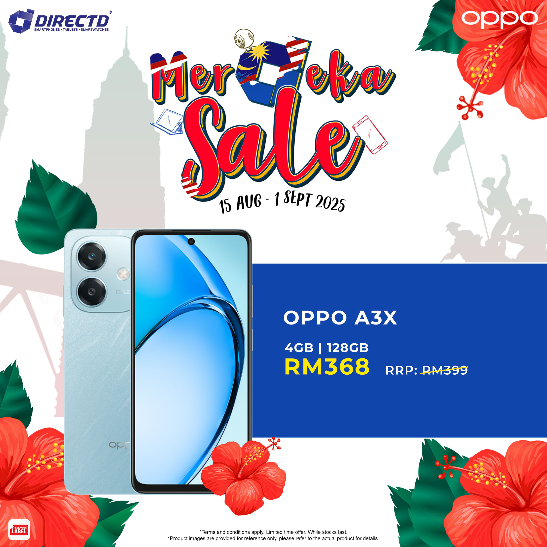 DirectD Retail & Wholesale Sdn. Bhd. - Online Store. Oppo A3x [4GB/6GB ...